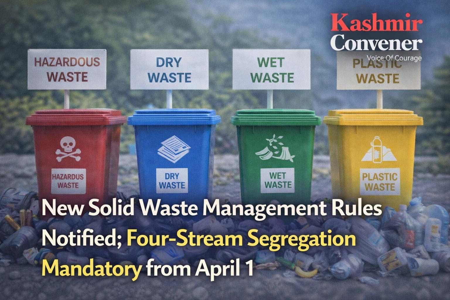 New Solid Waste Management Rules Notified; Four-Stream Segregation ...